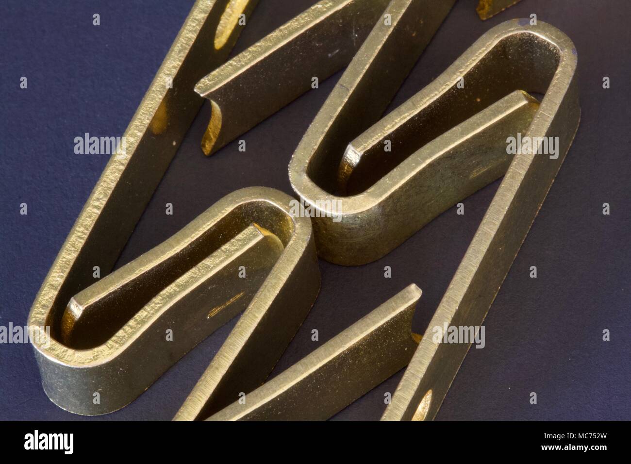 Brass shapes hi-res stock photography and images - Alamy