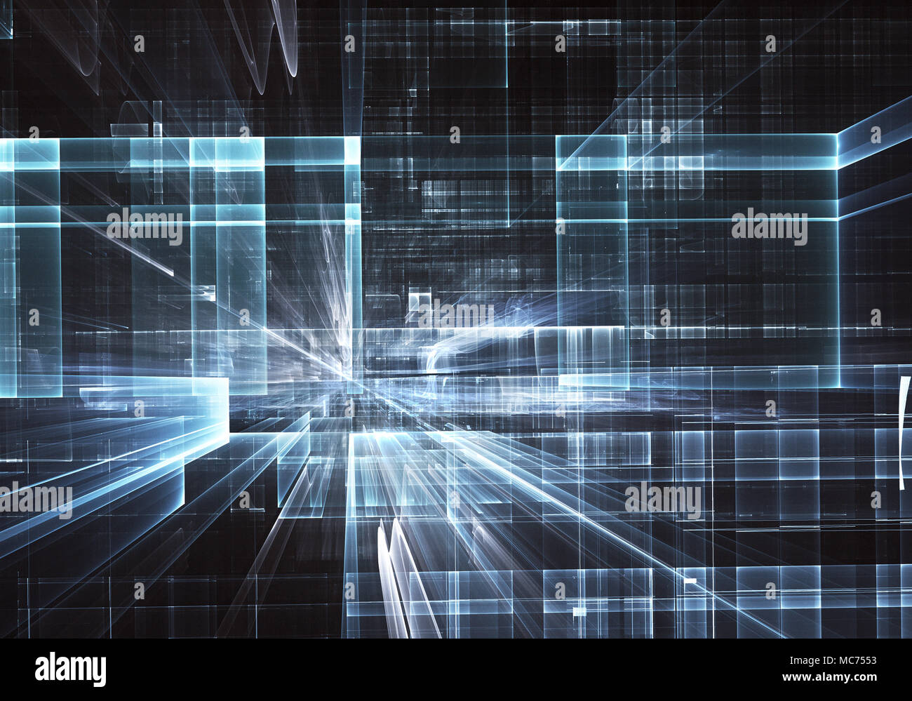 Abstract future technology background - computer-generated image ...