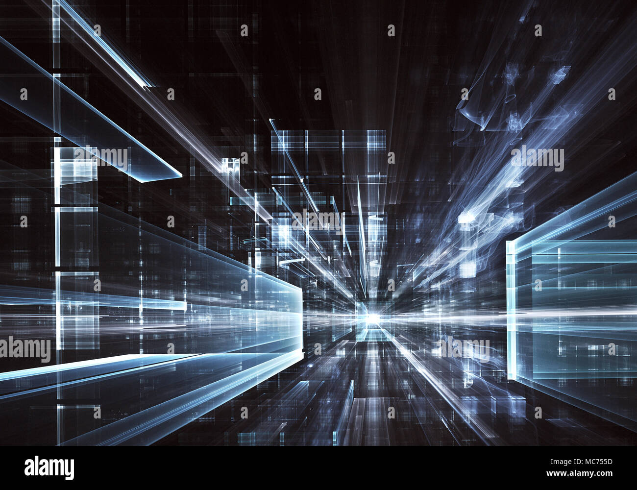 Abstract future technology background - computer-generated image ...