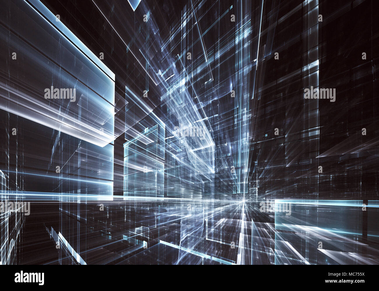 Abstract future technology background - computer-generated image ...