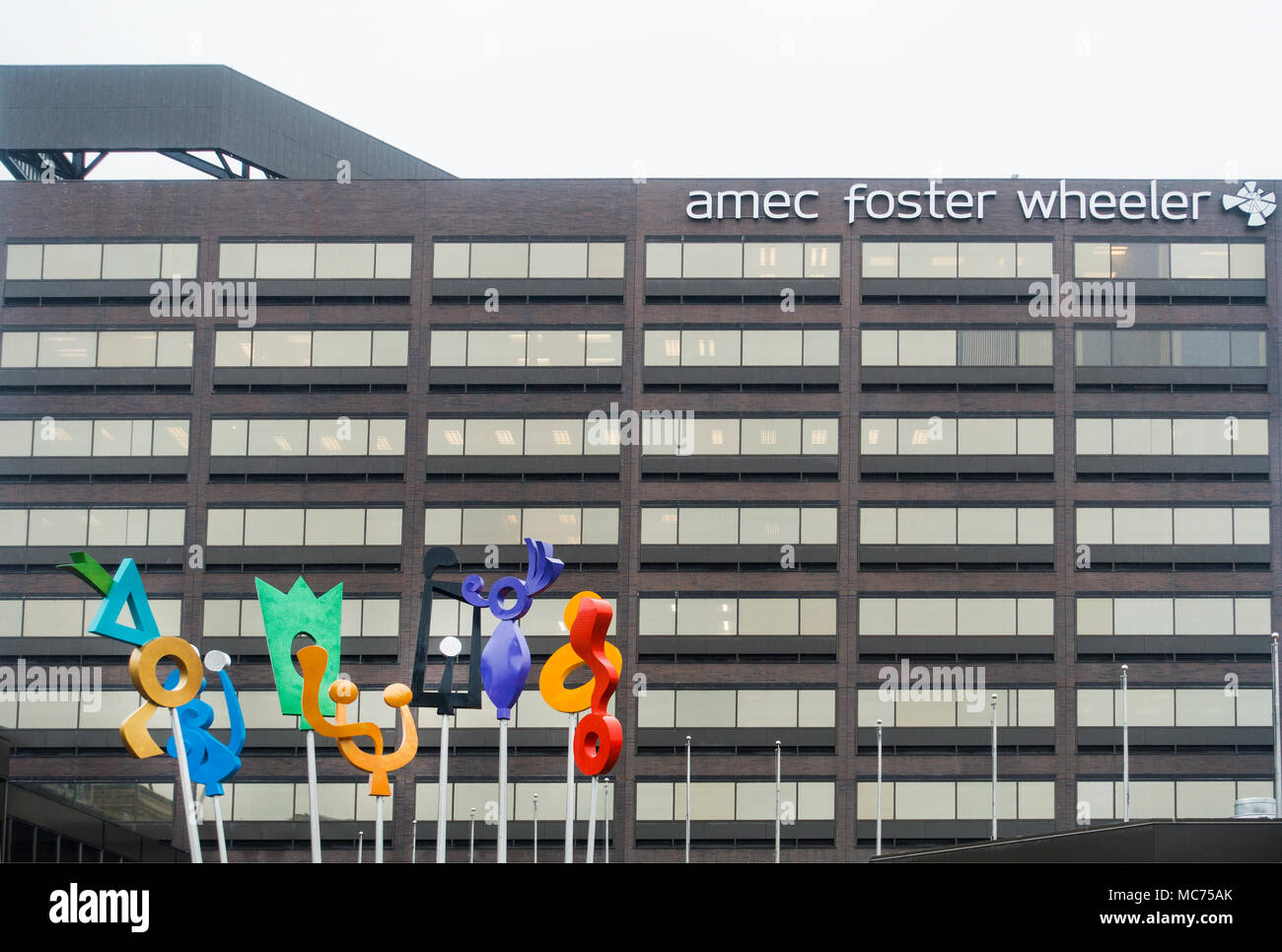 Foster Wheeler Sign Taken Down