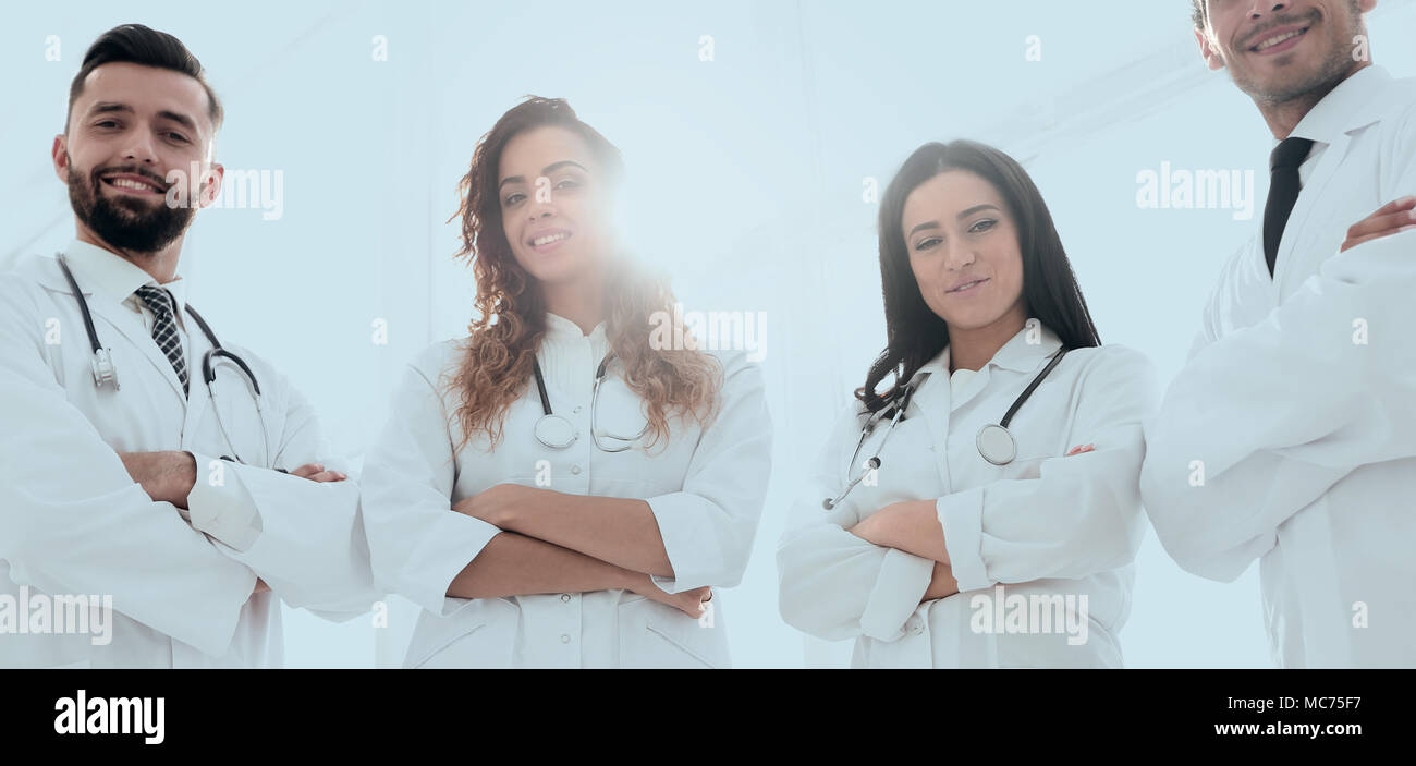 closeup.a group of doctors Stock Photo - Alamy
