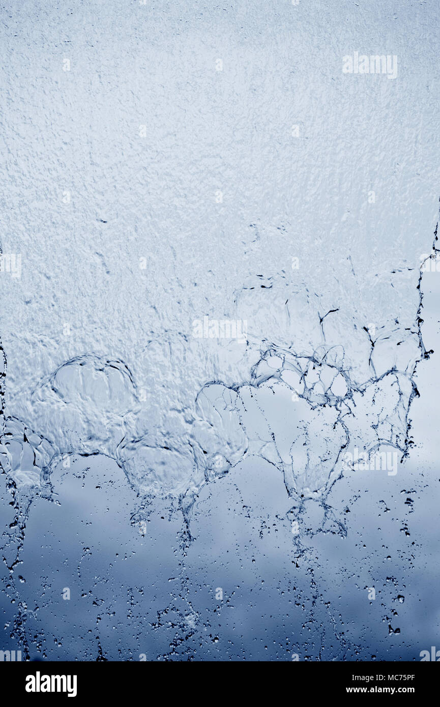 splash of water falling down Stock Photo - Alamy