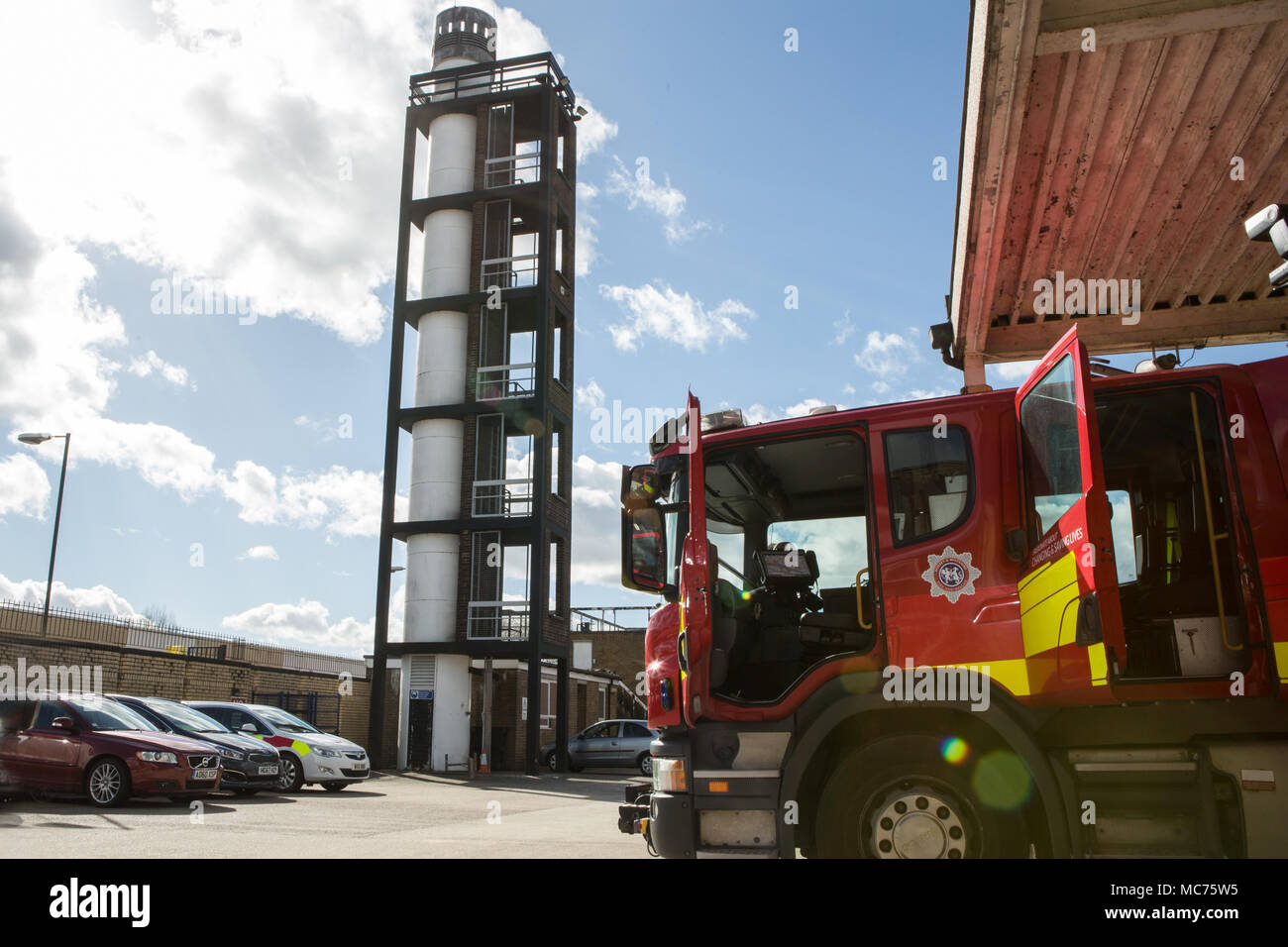 Practice tower fire station hi-res stock photography and images - Alamy