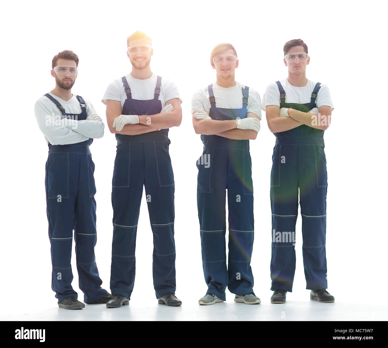 Factory Workers Cut Out Stock Images & Pictures - Alamy