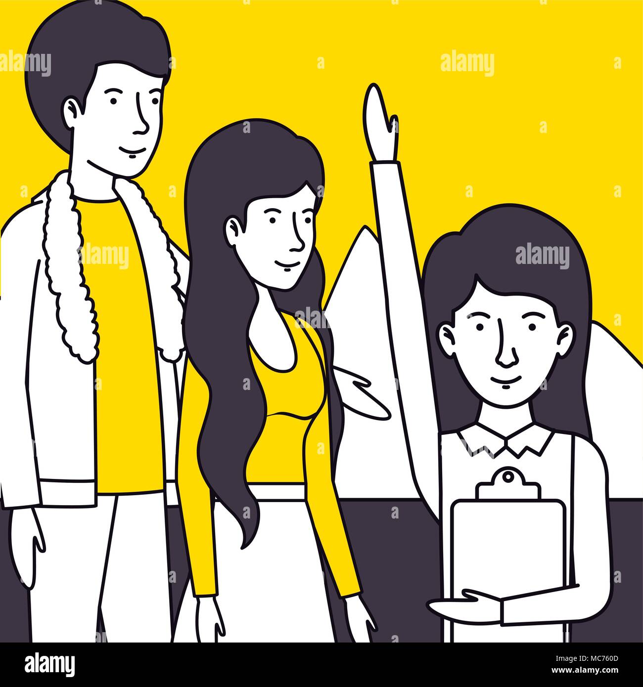 people talking in the camp avatars characters Stock Vector Image & Art ...