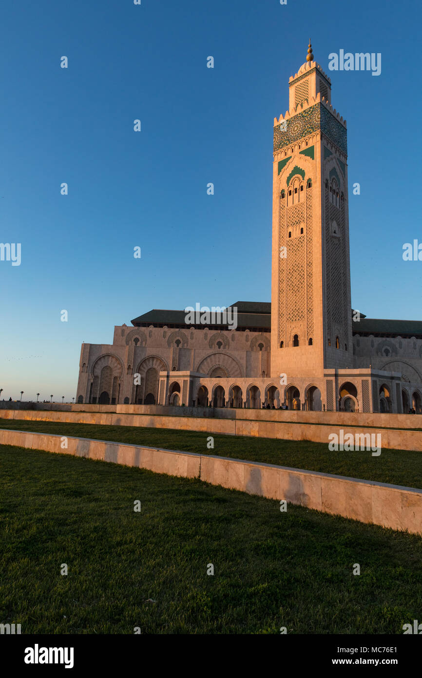 Hassan II Mosque Stock Photo - Alamy