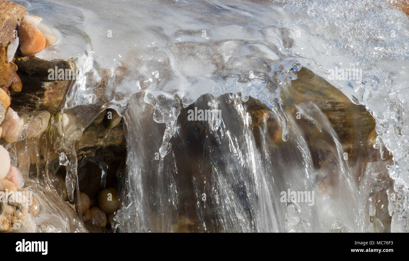 Underwater Ice Cyclone