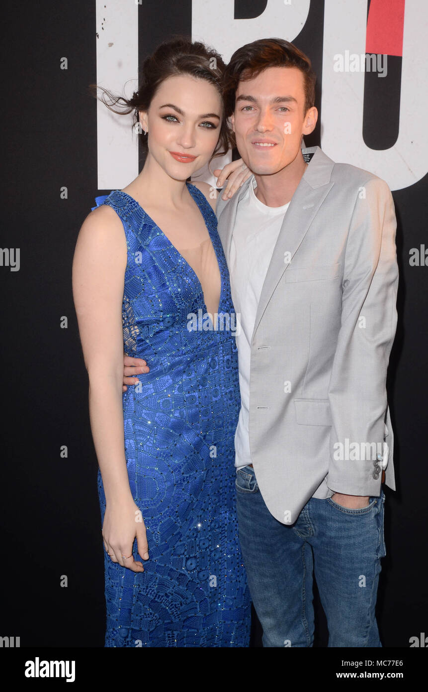 HOLLYWOOD, CA - APRIL 12: Violett Beane, Eyelid Kid at the premiere of ...