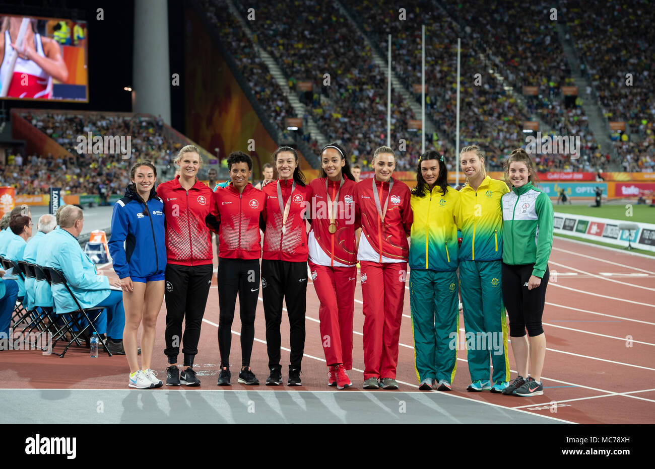 Athletics Day 9 - Commonwealth Games 2018 Stock Photo - Alamy