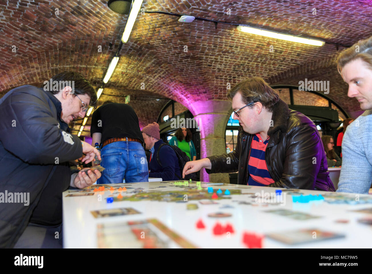 tobacco-dock-london-13th-april-2018-old-fashioned-board-games-are