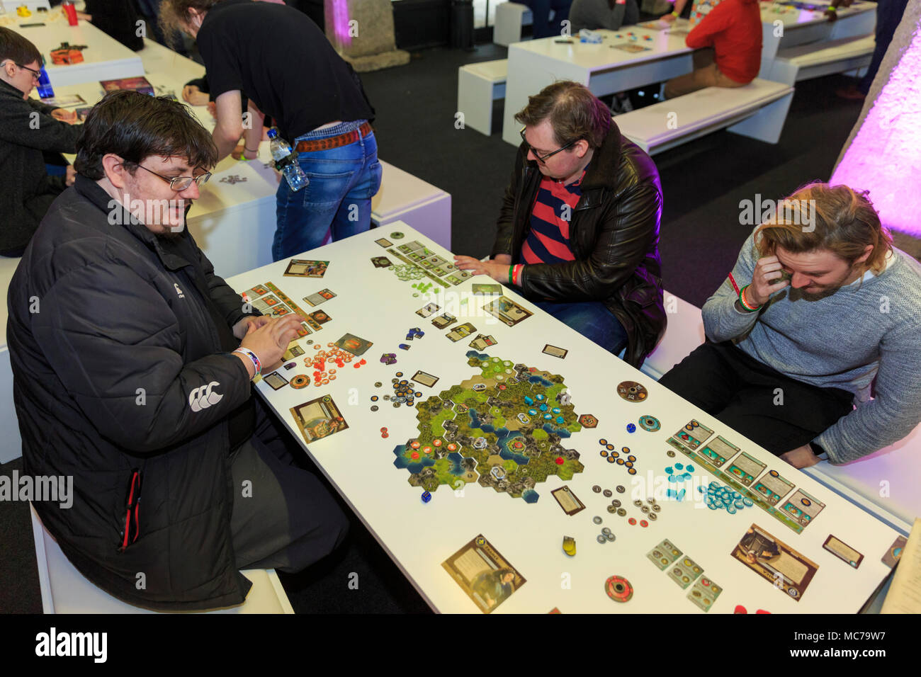 tobacco-dock-london-13th-april-2018-old-fashioned-board-games-are