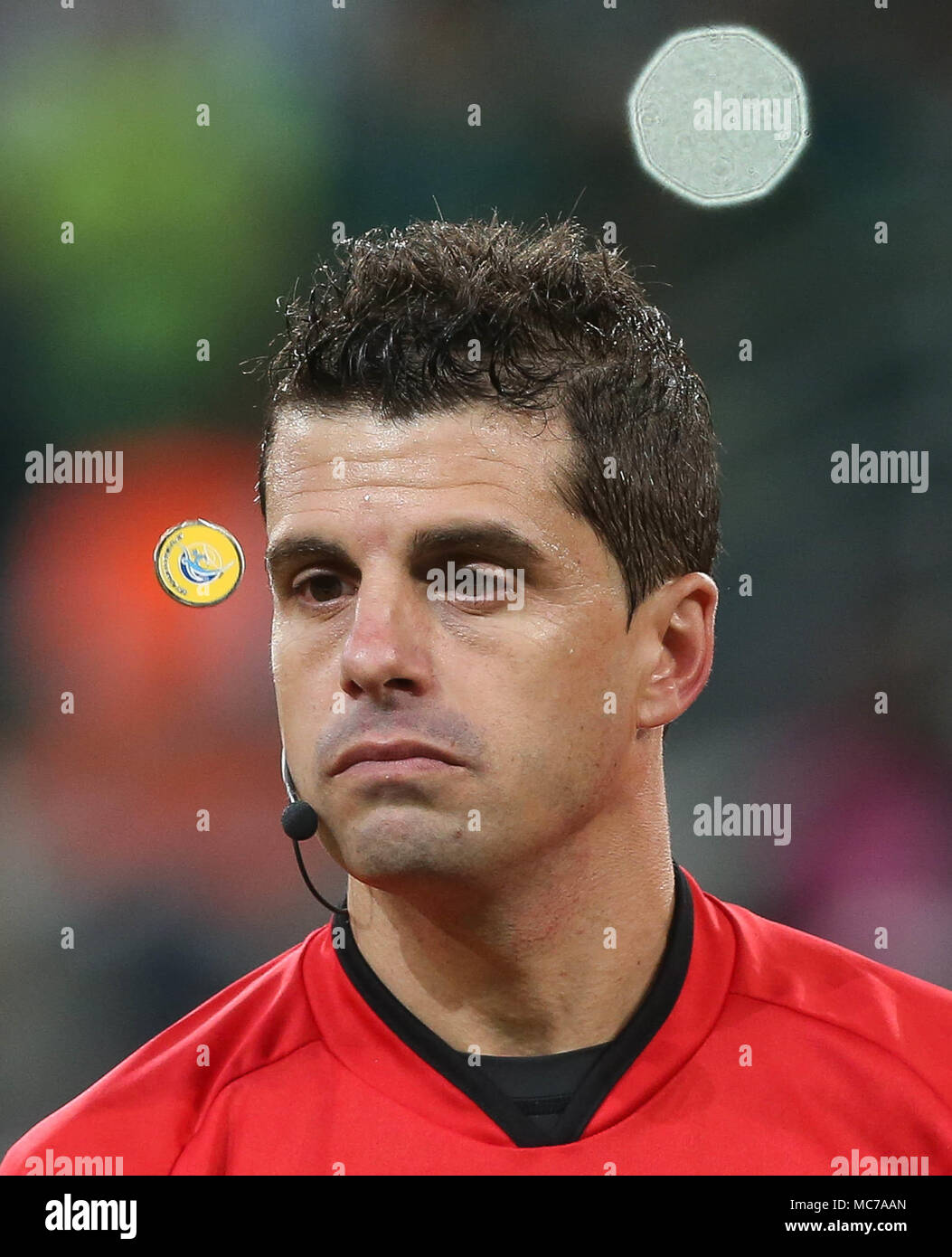 SÃO PAULO, SP - 11.04.2018: PALMEIRAS X BOCA JUNIORS - Referee Andrés ...