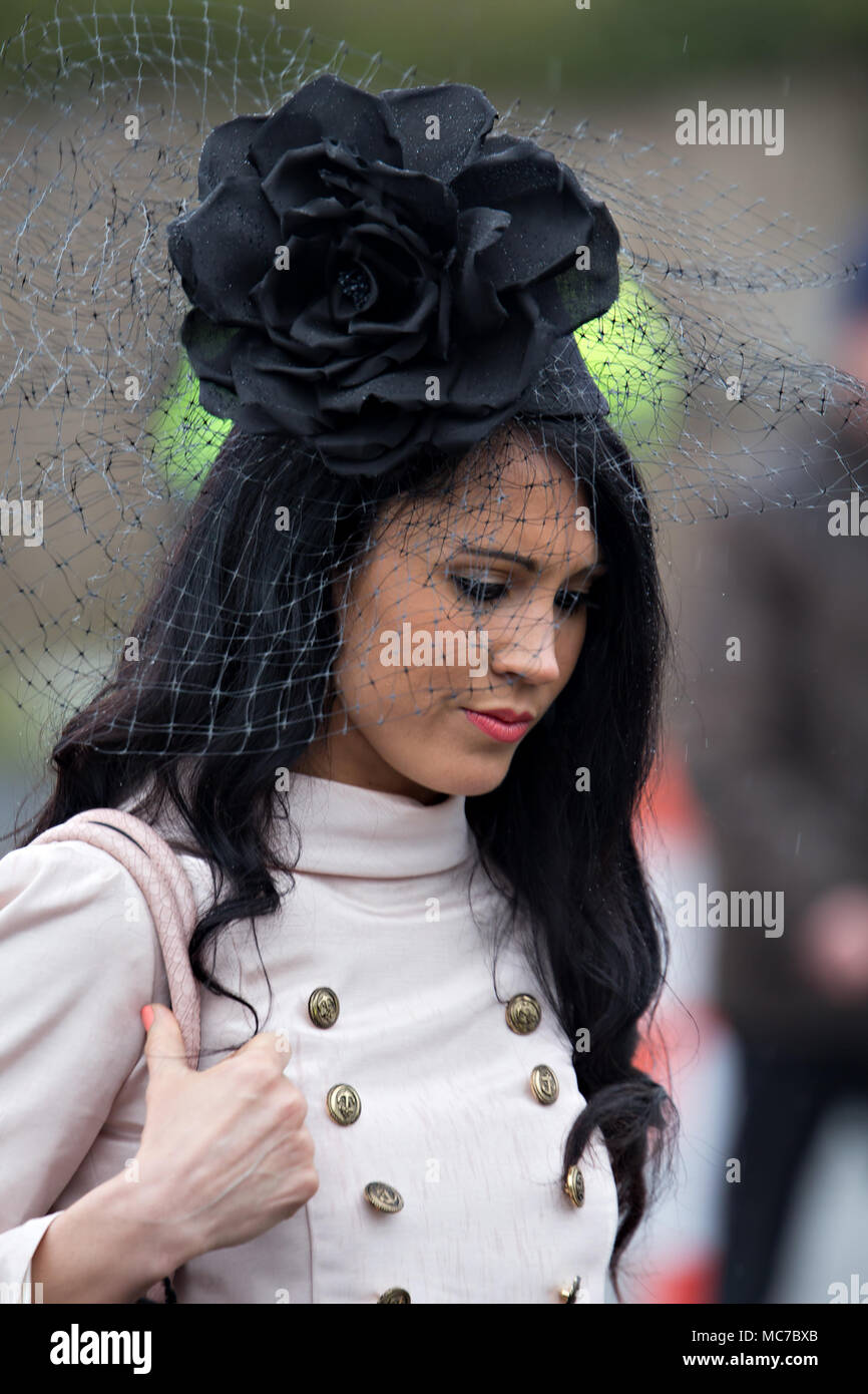 Aintree ladies day hats hi-res stock photography and images - Alamy