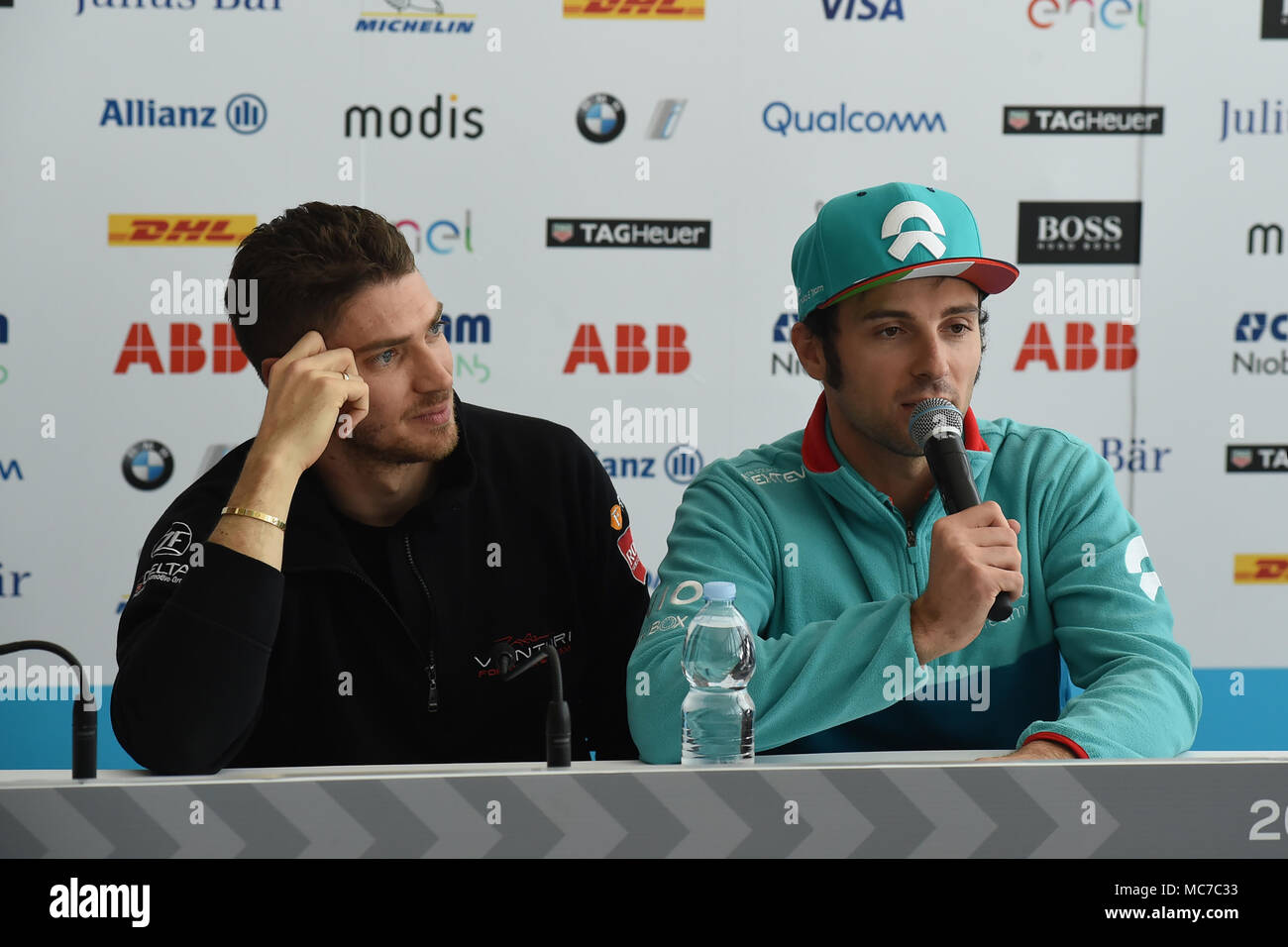 Rome, E-Prix Press Conference in Rome Formula E Luca Filippi (Nio ...