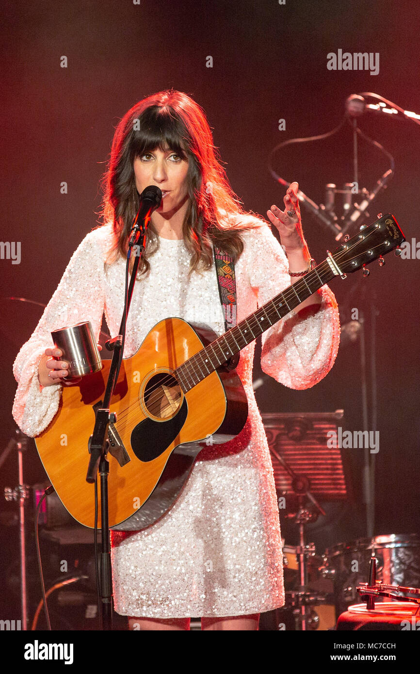 Madison, Wisconsin, USA. 12th Apr, 2018. NICKI BLUHM performs in ...