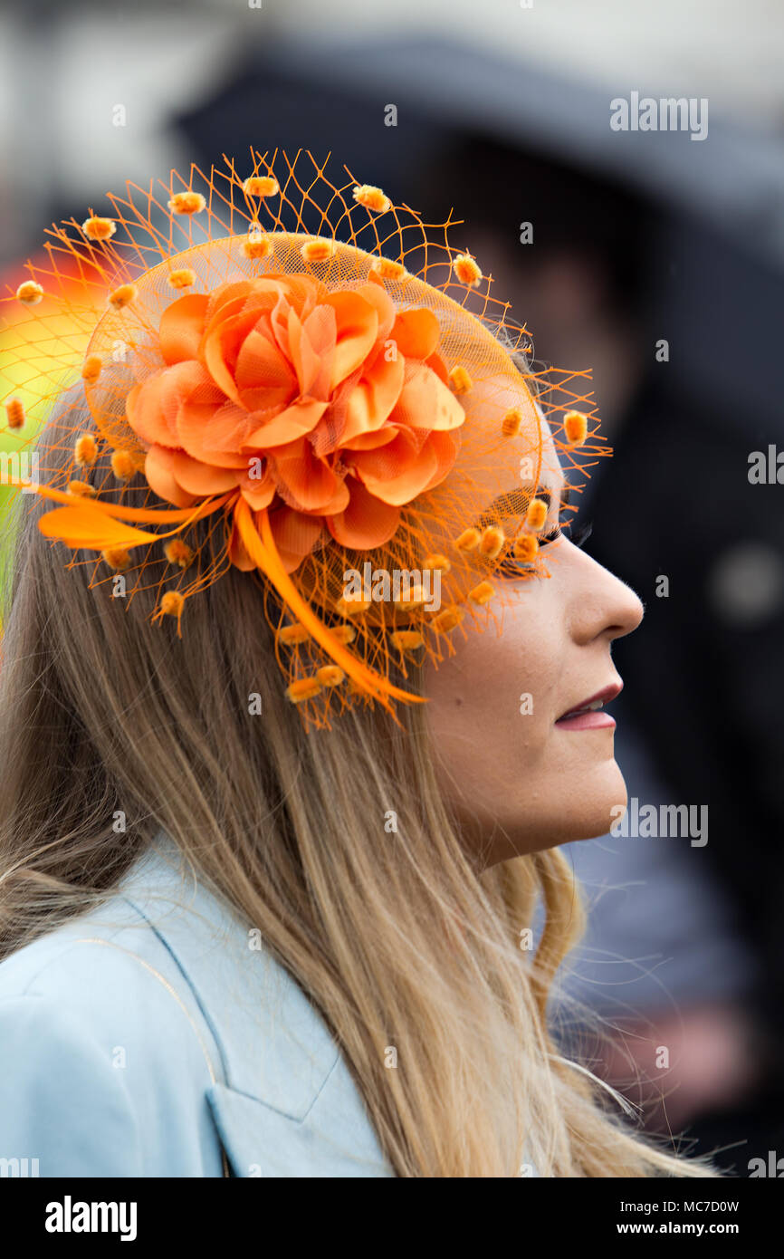 Aintree ladies day hats hi-res stock photography and images - Alamy