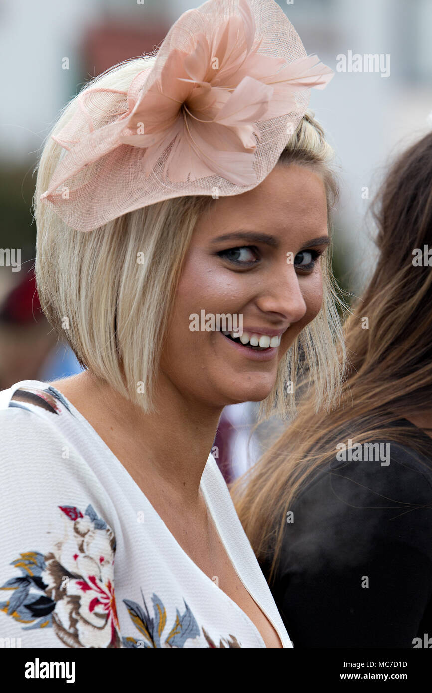 Aintree, Liverpool, Merseyside, UK. 13th Apr, 2018. Ladies Day, the ...