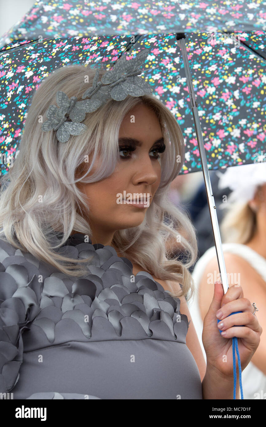 Aintree, Liverpool, Merseyside, UK. 13th Apr, 2018. Ladies Day, the ...