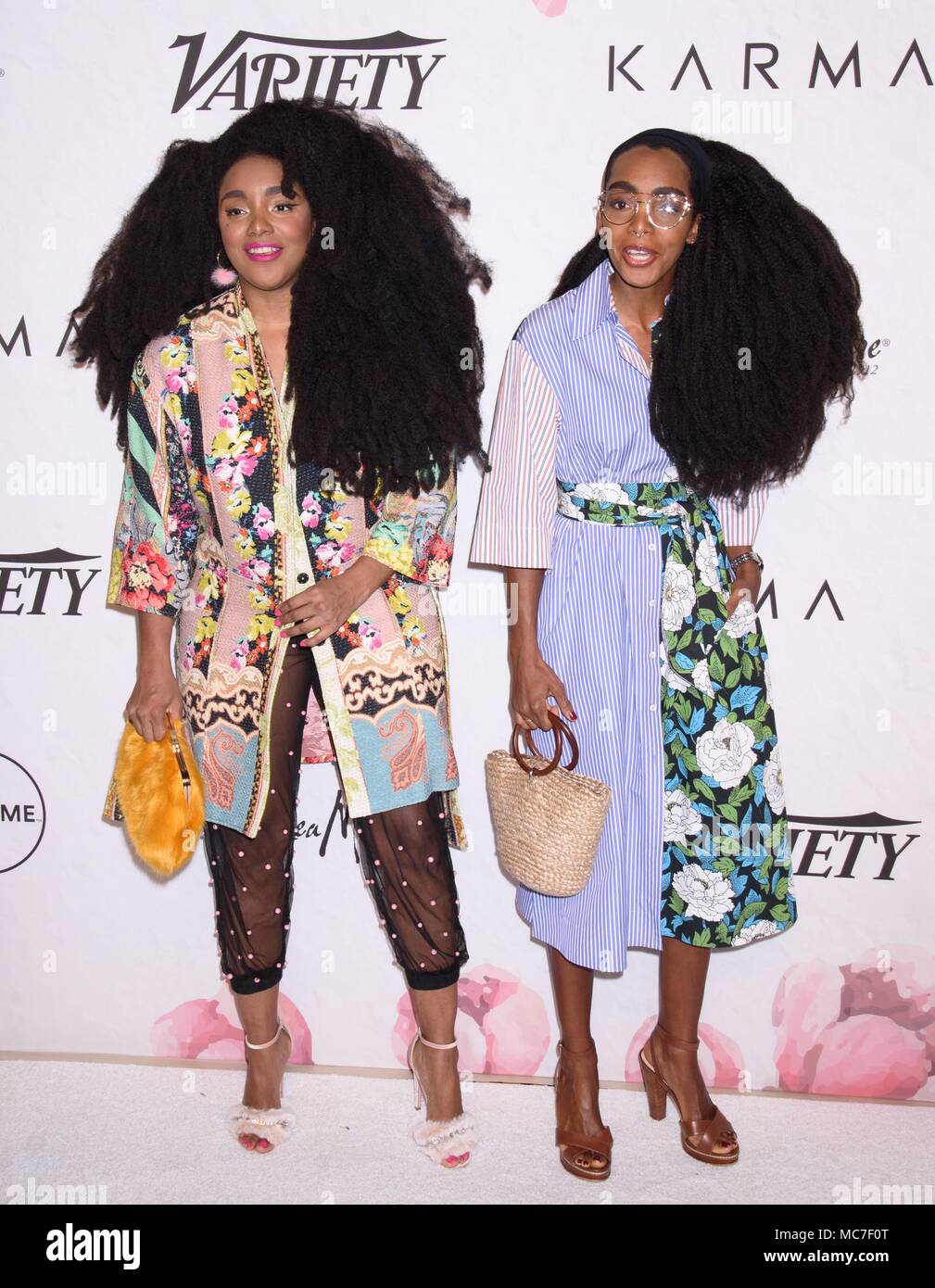 New York, NY, USA. 13th Apr, 2018. Cipriana Quann and TK Wonder at ...