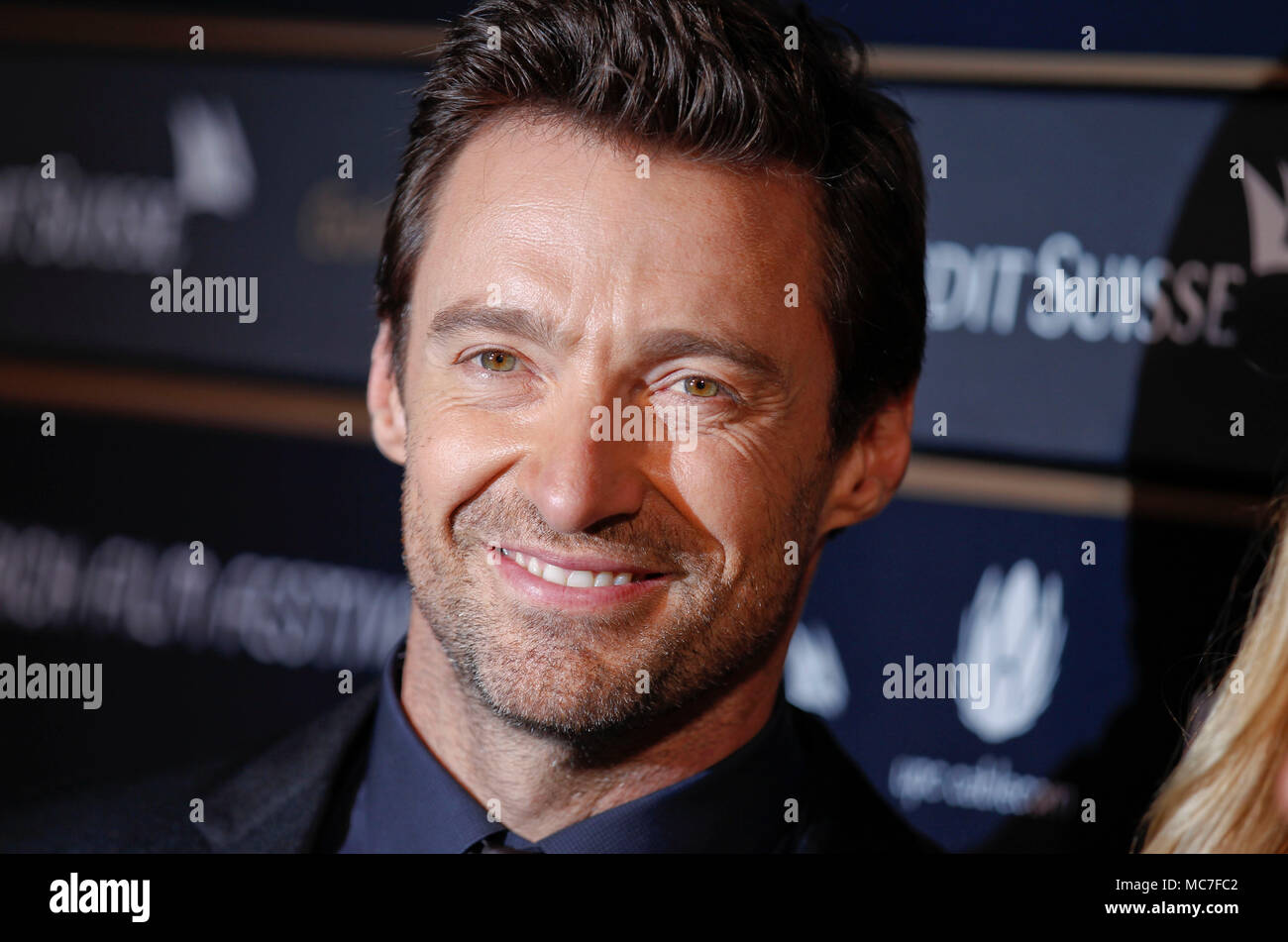 Australian actor hugh jackman receiving hi-res stock photography and ...