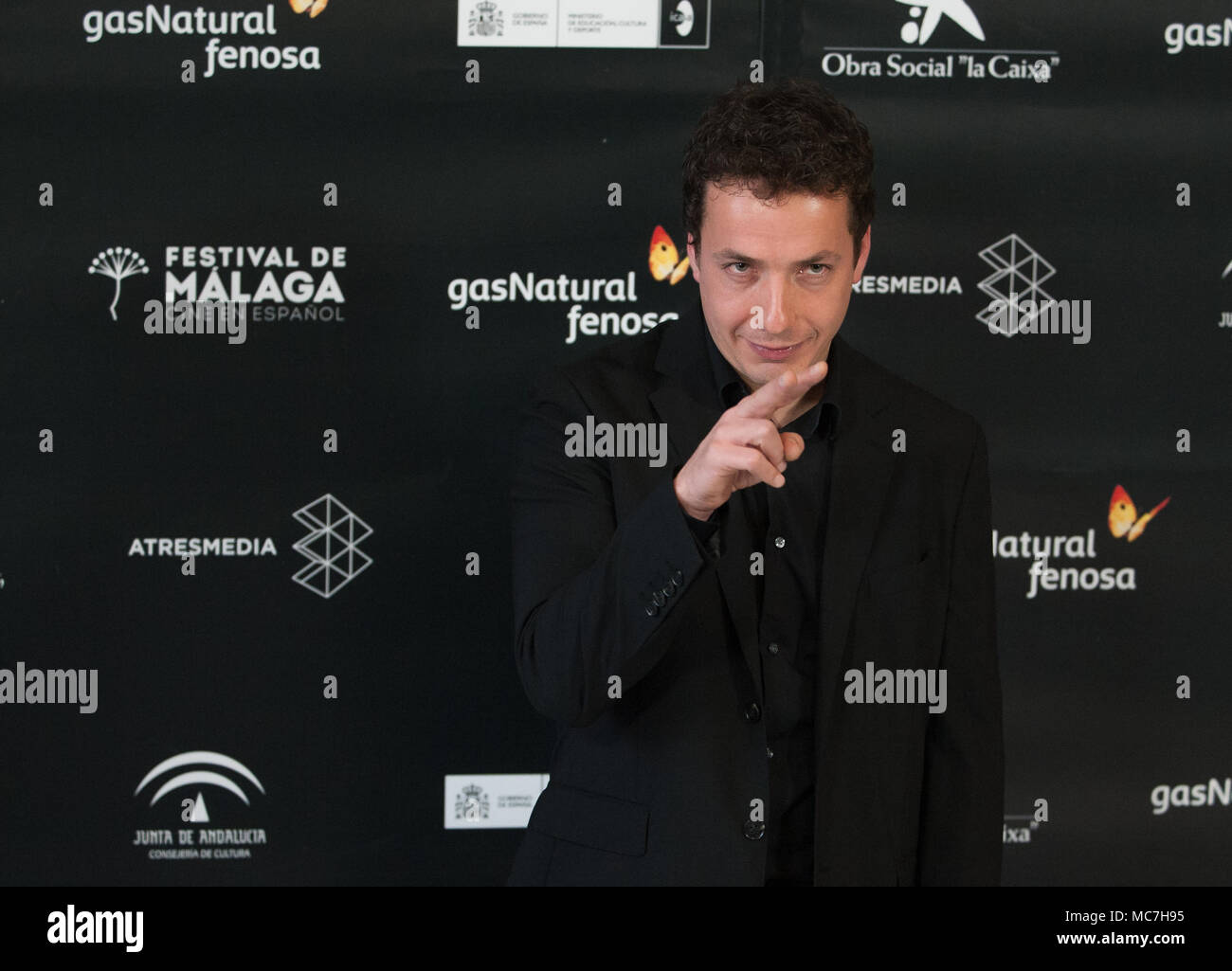 Spanish actor Vito Sanz poses on the photocall inside of the Cervantes ...