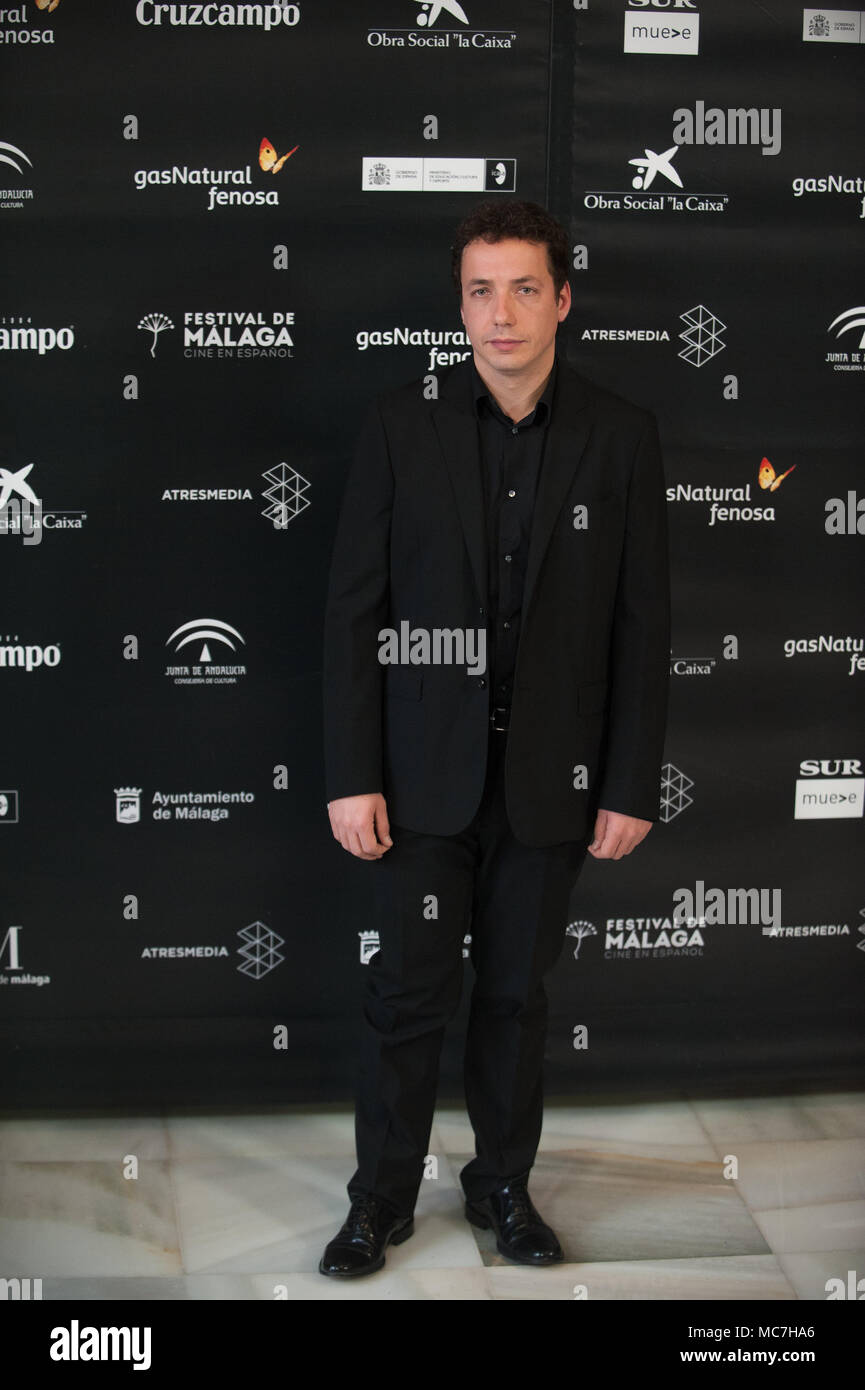 Spanish actor Vito Sanz poses on the photocall inside of the Cervantes ...