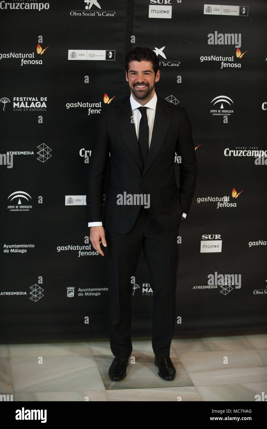 Spanish actor Miguel Ángel Muñoz poses on the photocall inside of the ...