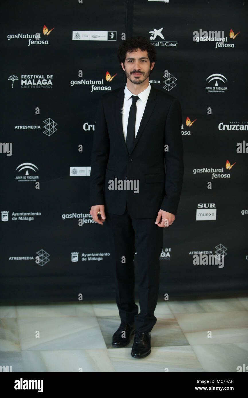 Argentinian actor Chino Marin poses on the photocall inside of the ...