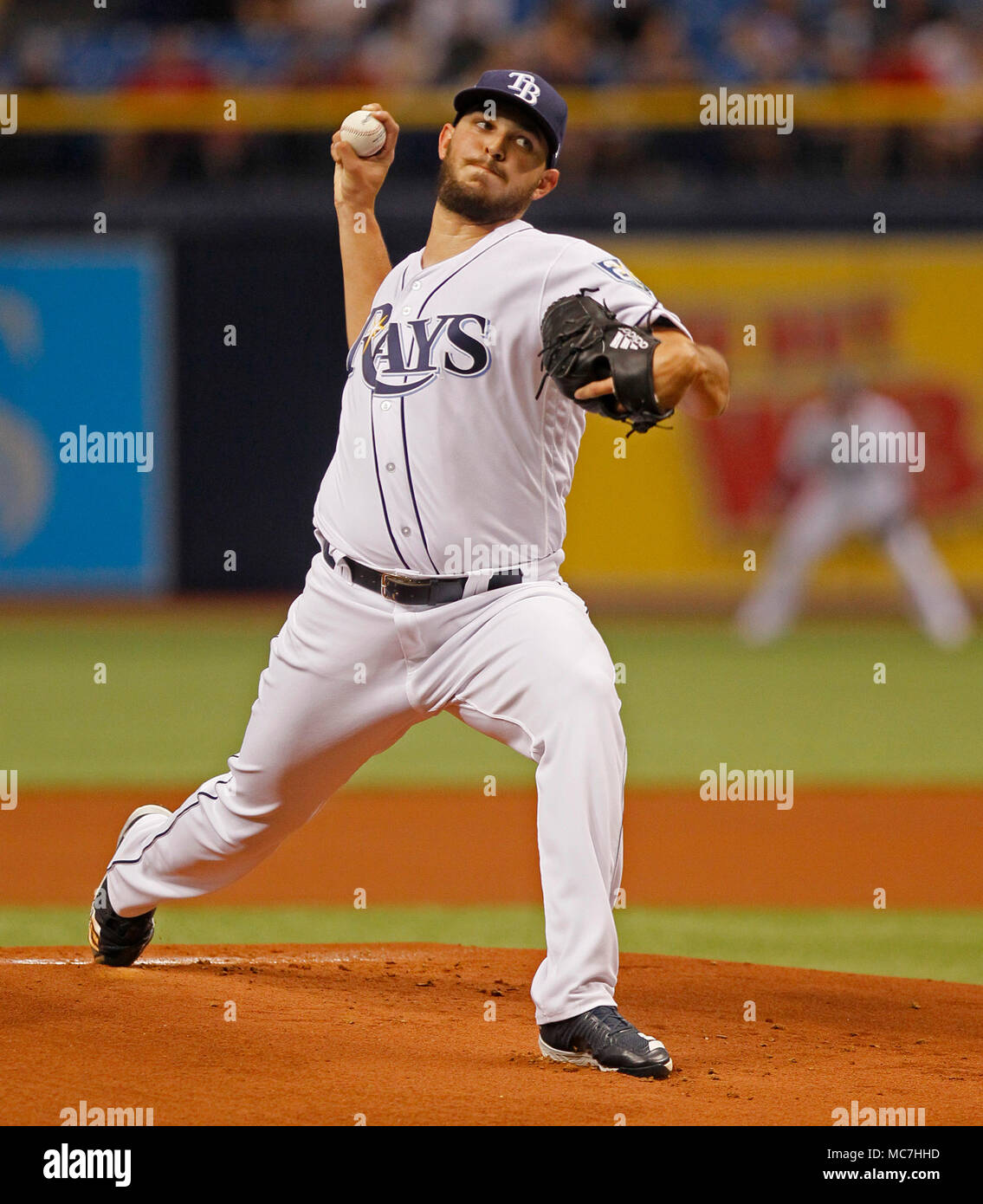 St. Petersburg, Florida, USA. 13th Apr, 2018. JIM DAMASKE | Times.Rays ...