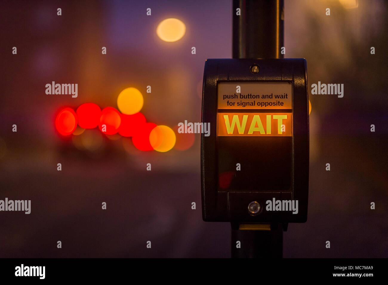 Pedestrian crossing push button box hi-res stock photography and images ...