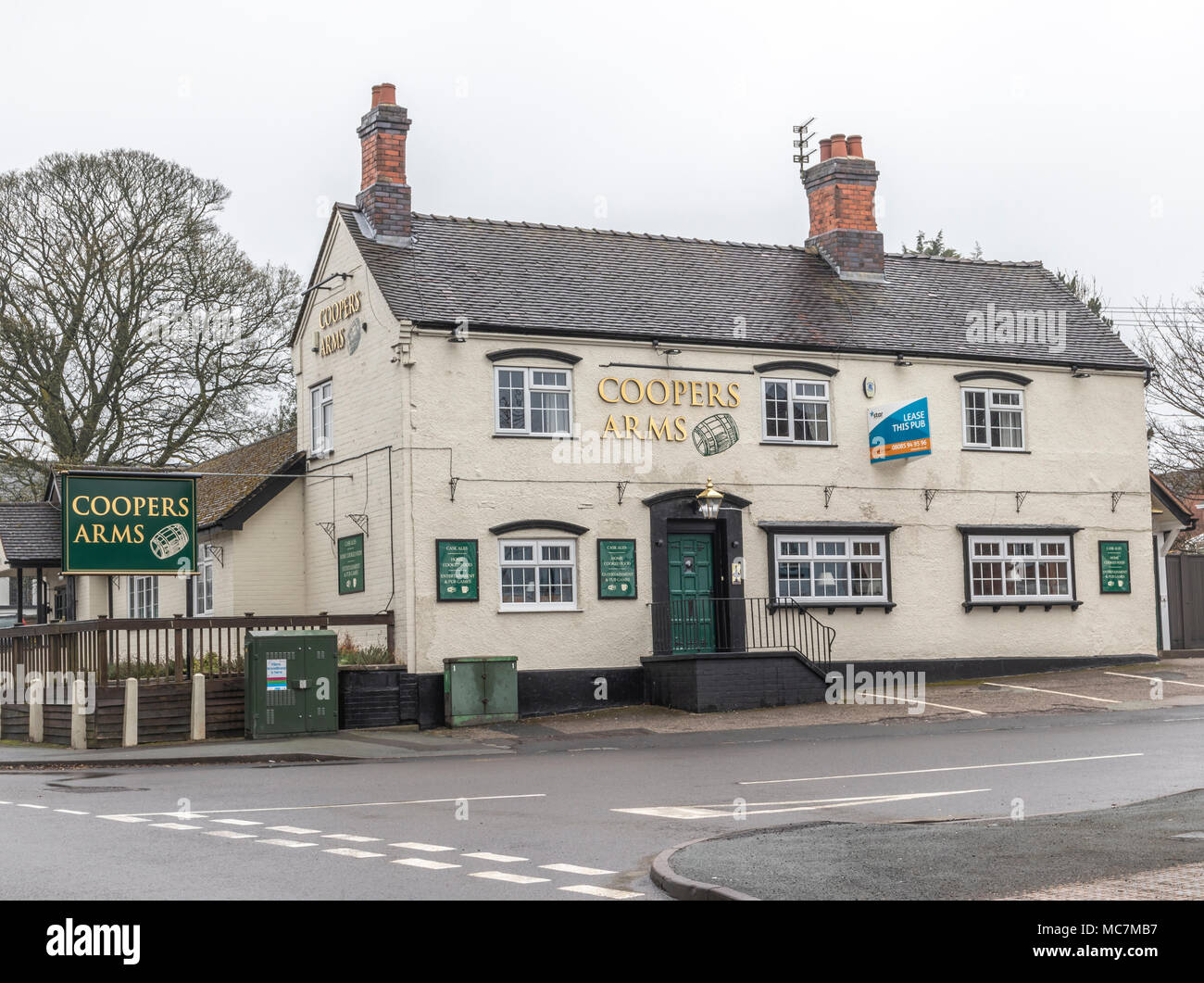 Image of Woore on the Staffordshire and Shropshire border Stock Photo ...