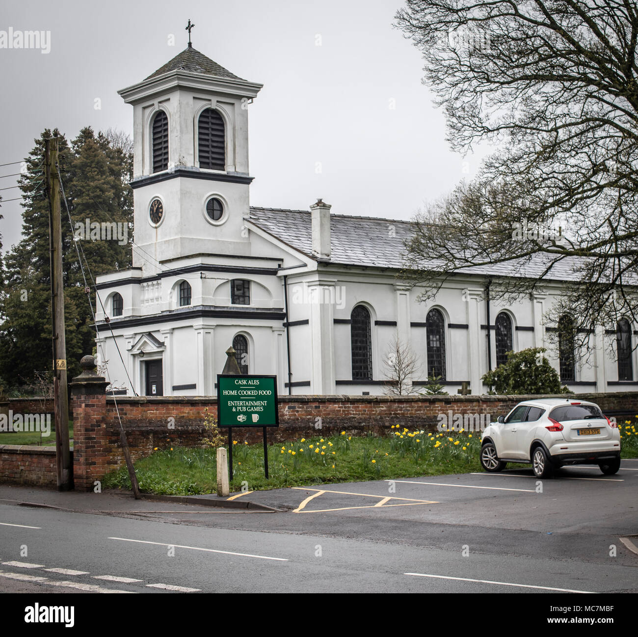 Image of Woore on the Staffordshire and Shropshire border Stock Photo ...