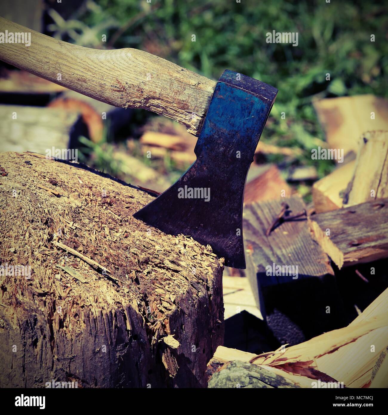 Broad axe hi-res stock photography and images - Alamy