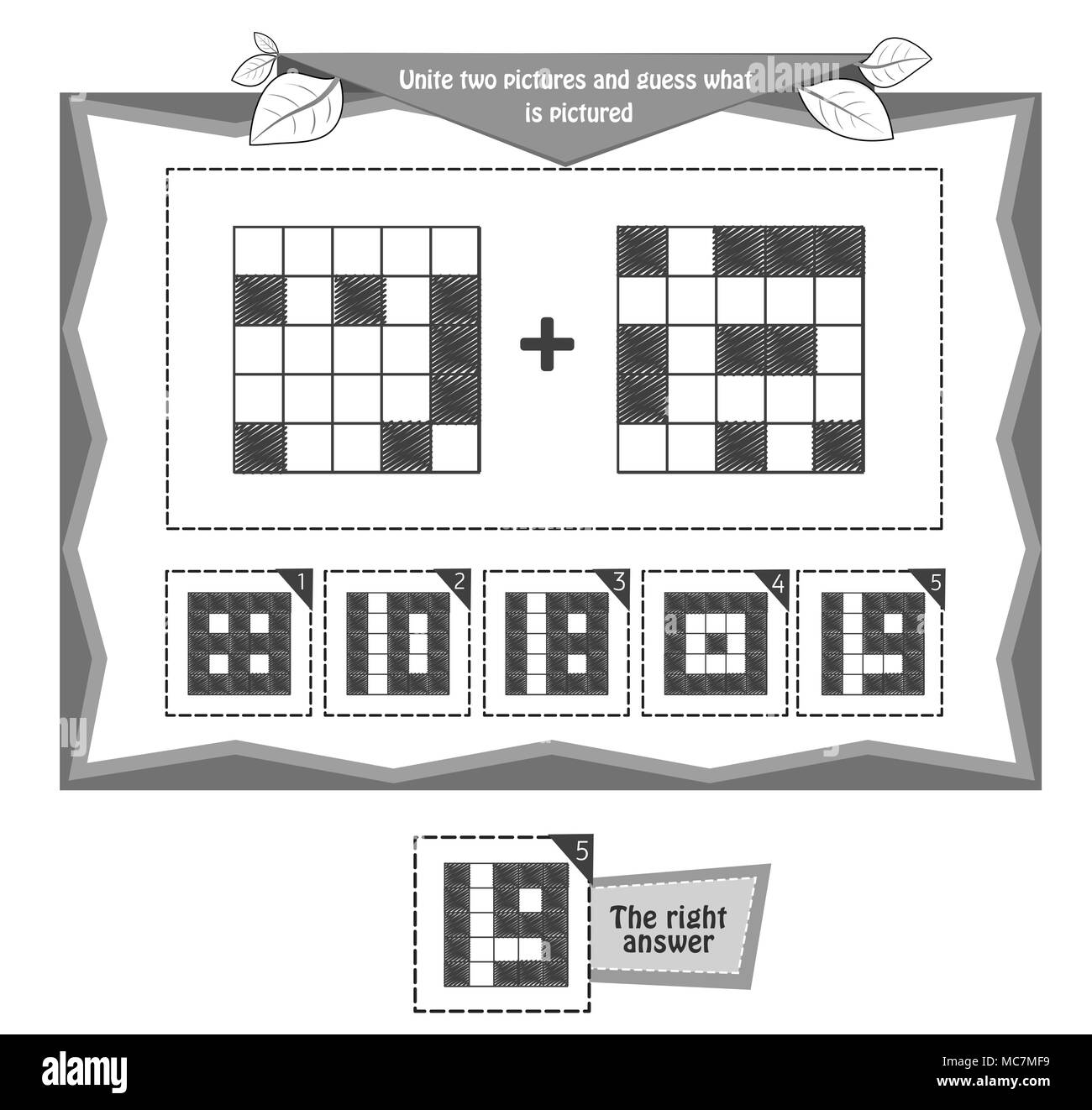 educational game black and white for kids and adults development of ...