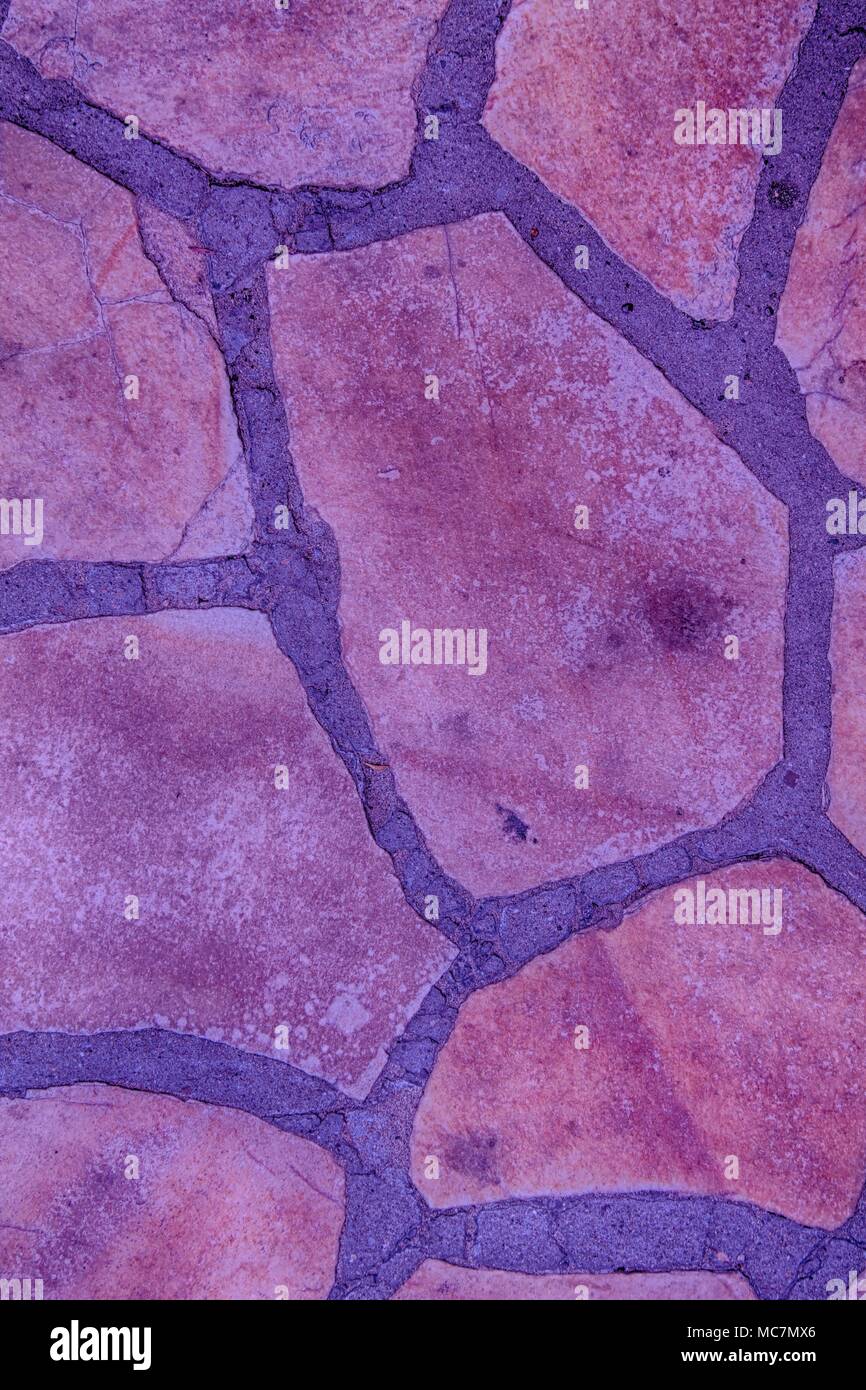 Purple stone wall background. Rock floor, texture Stock Photo - Alamy
