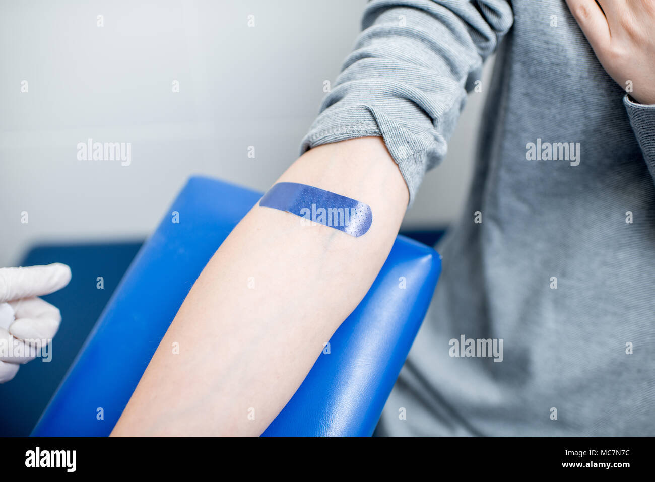 Blood test plaster hi-res stock photography and images - Alamy