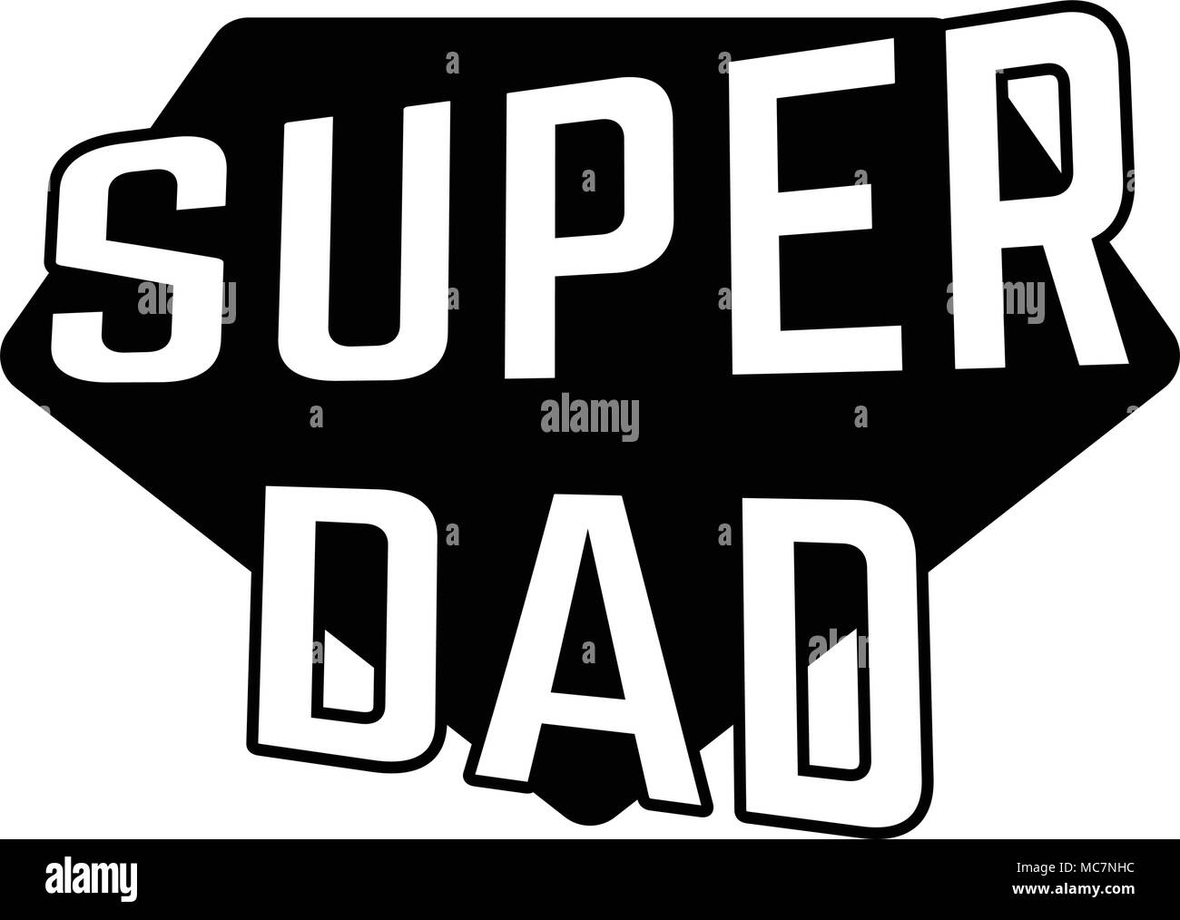 Abstract Super Dad Stock Vector Image & Art - Alamy
