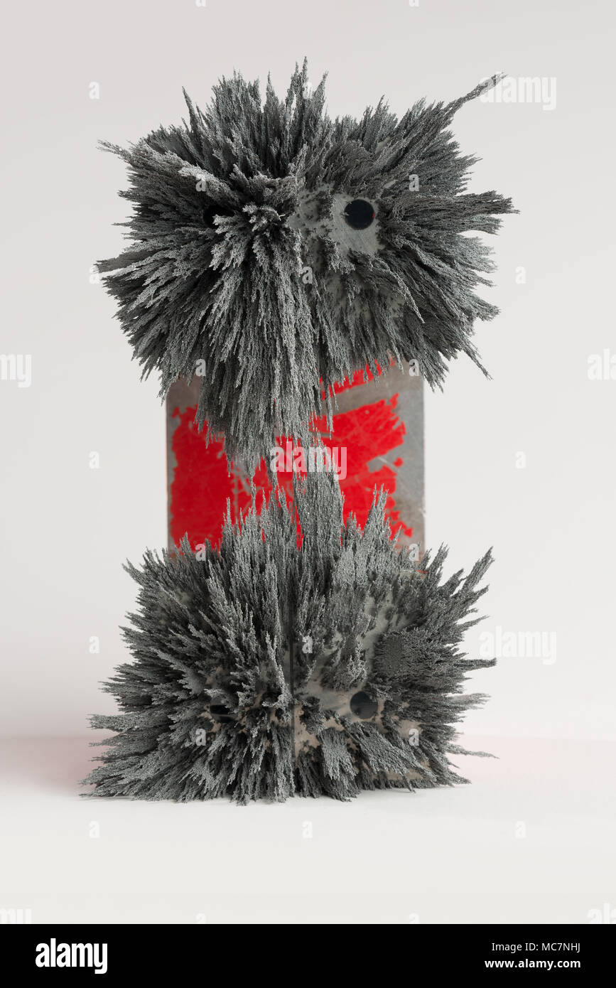 Very large powerful industrial magnet illustrating magnetic force and ...