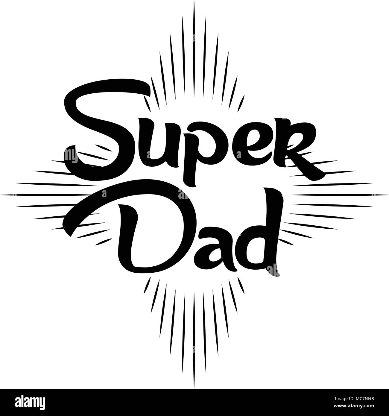 Abstract Super Dad Stock Vector Image & Art - Alamy