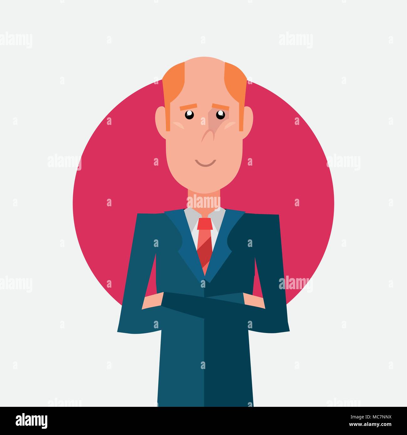 Happy fathers day design with cartoon father suit and tie over pink ...