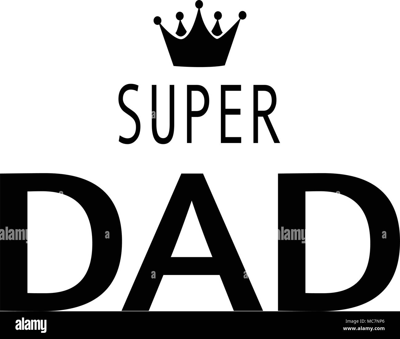 Abstract Super Dad Stock Vector Image & Art - Alamy