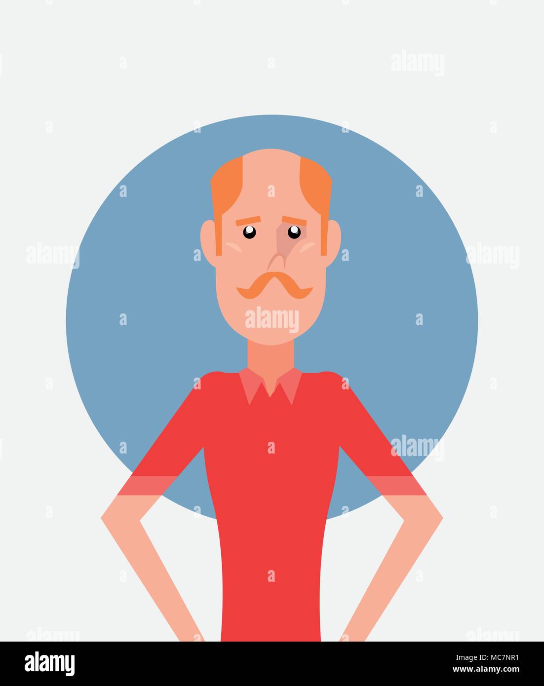 Happy fathers day design with cartoon father icon over blue circle and ...