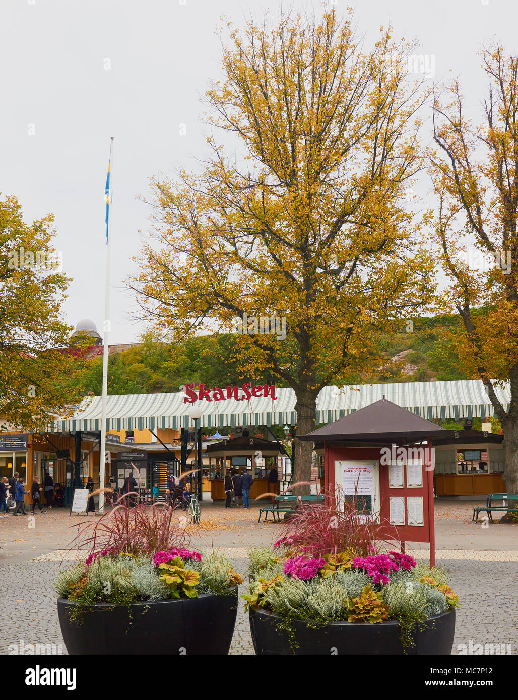 Skansen, the World's first open-air museum, Djurgarden, Stcokholm ...