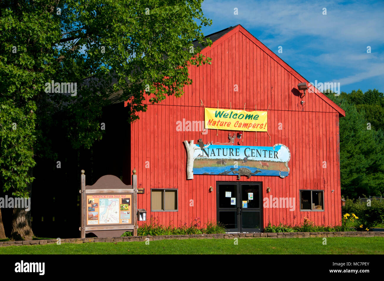 Nature Center, Northwest Park, Windsor, Connecticut Stock Photo - Alamy