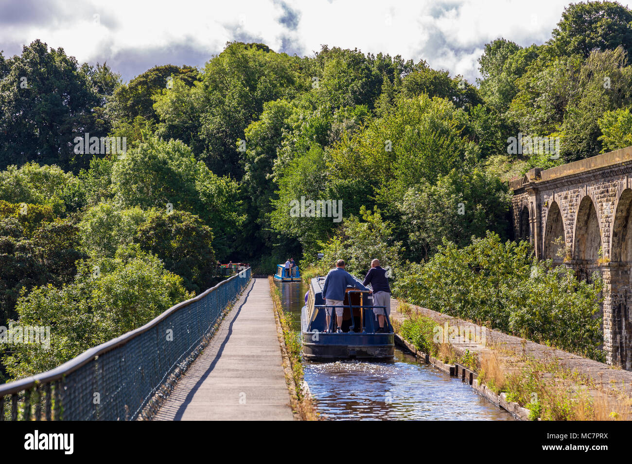 Chirk canal boat hi-res stock photography and images - Alamy