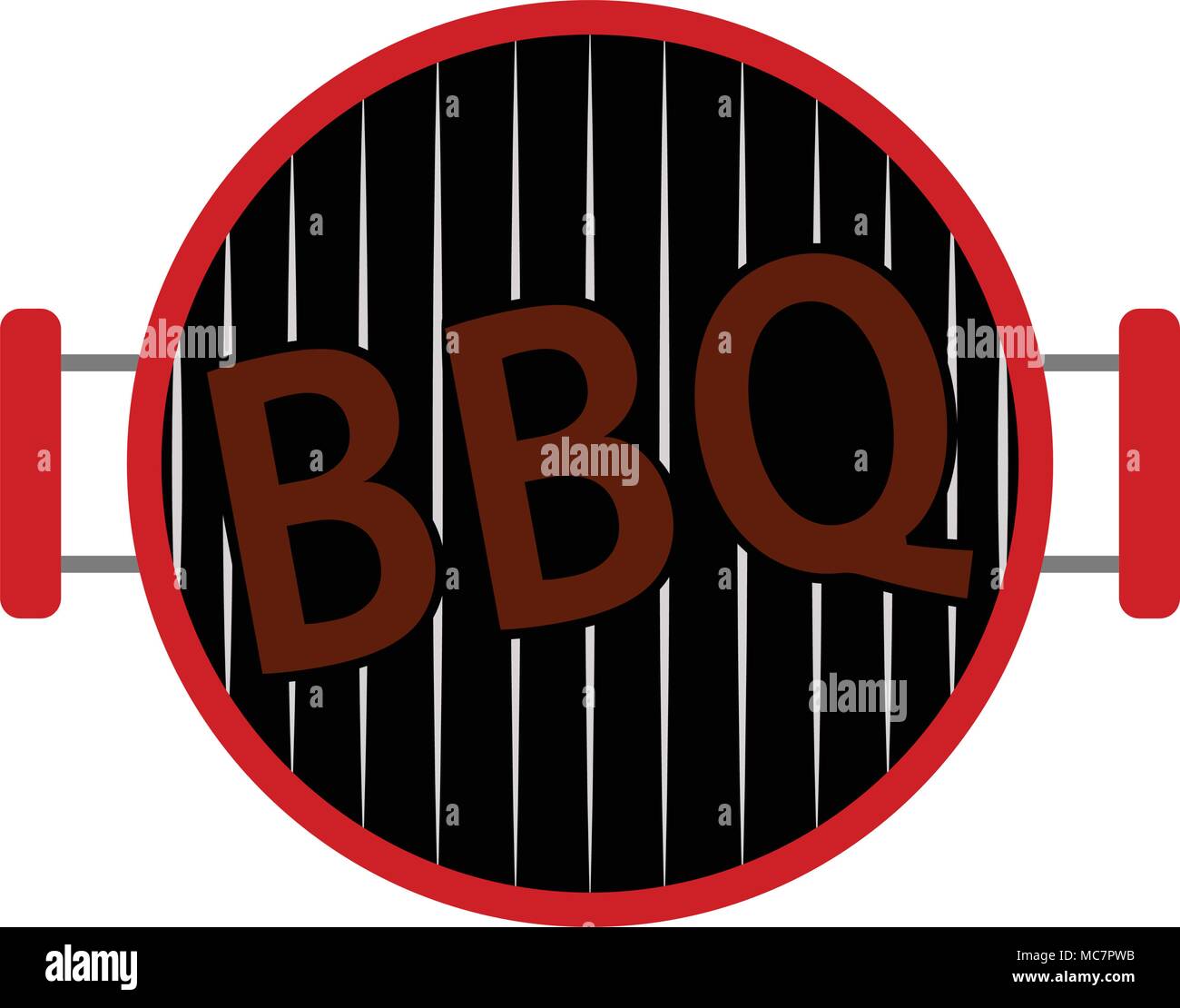 Abstract BBQ label Stock Vector Image & Art - Alamy