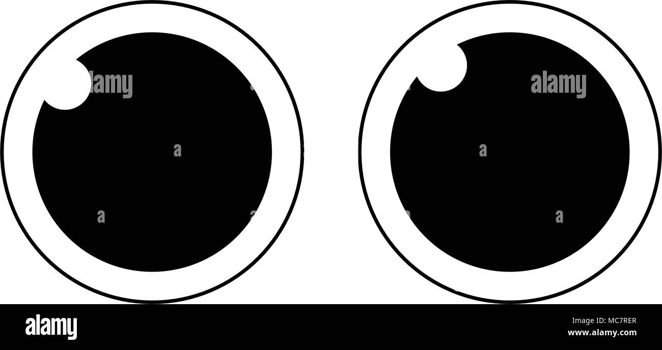 Abstract cartoon eyes Stock Vector Image & Art - Alamy