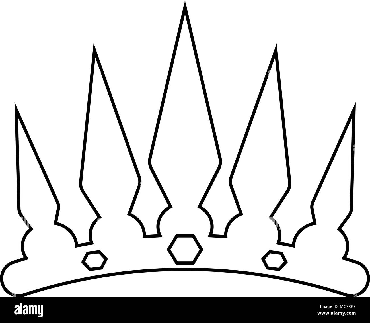 Abstract elegant crown Stock Vector Image & Art - Alamy