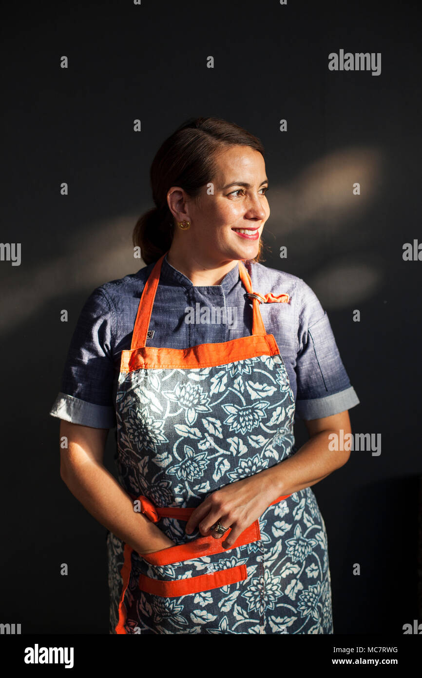 Chef Solange Muris Manzanilla, Ensenada, Baja California, Mexico Stock ...